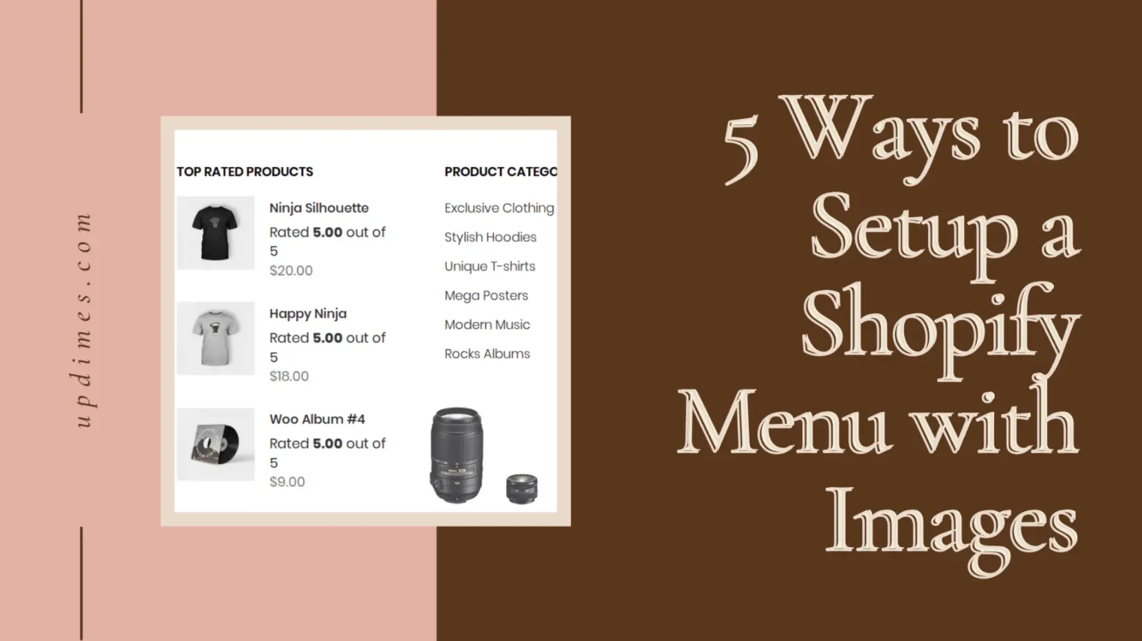 5 Ways to Setup Shopify Menu with Images | 2023 | UPDIMES