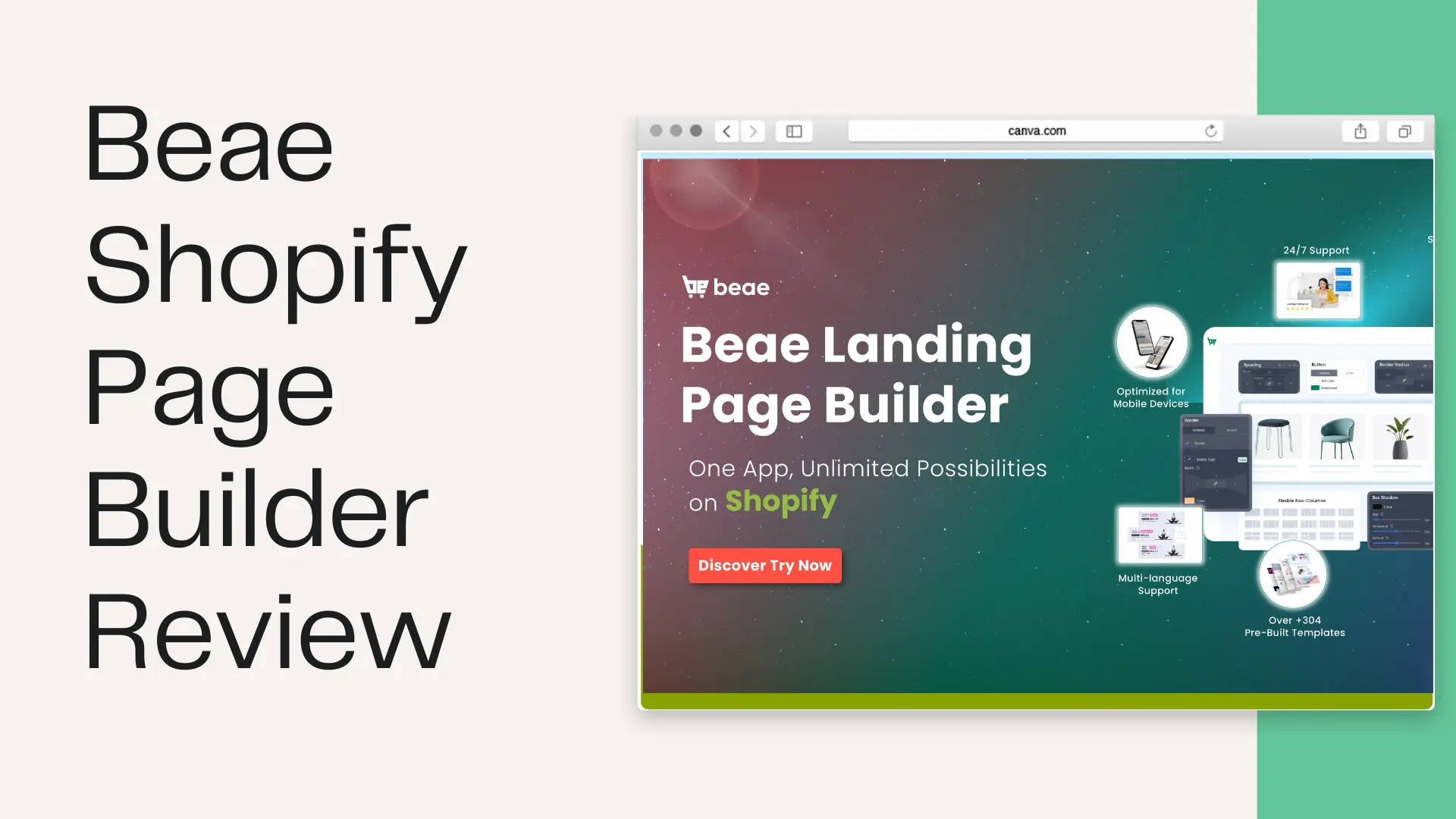 Beae Review: An User-friendly Page Builder for Shopify