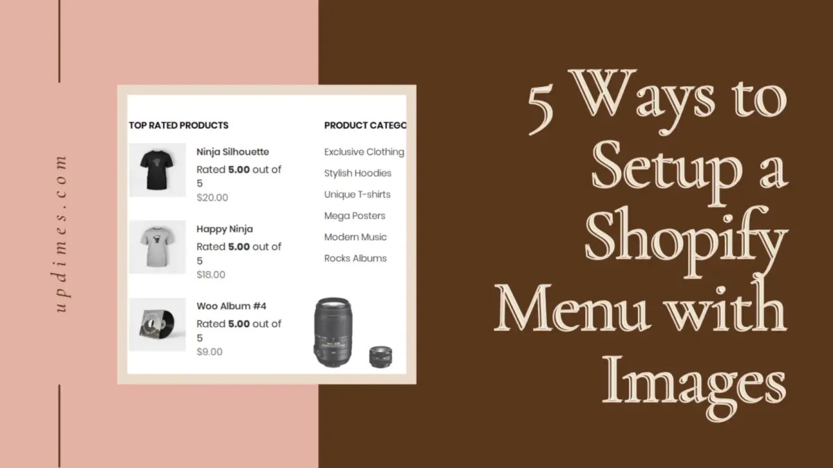 5 Ways to Setup Shopify Menu with Images | 2023 | UPDIMES